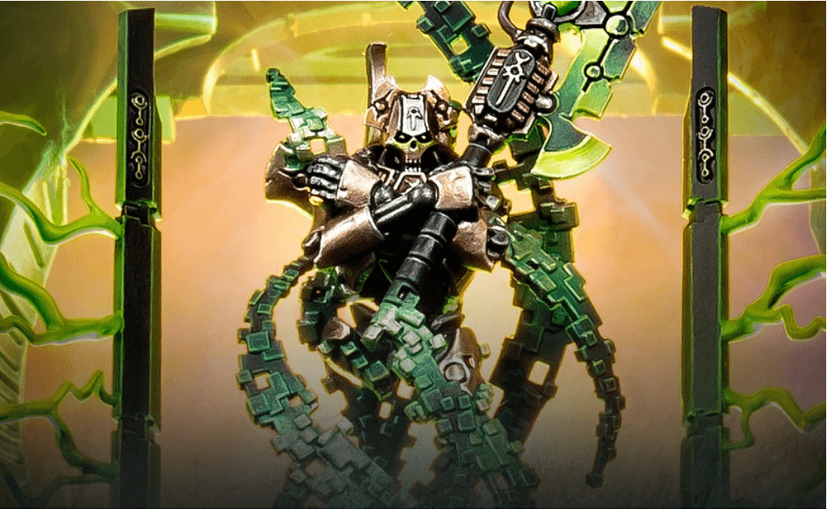 War of Sigmar - warhammer-40k-necron-overlord-phases-into-battle