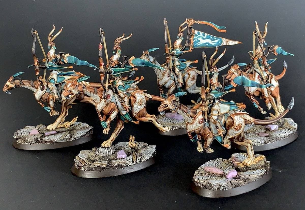 cover image for Always loved Kangourous in AOS !! (Lumineth battletome ...